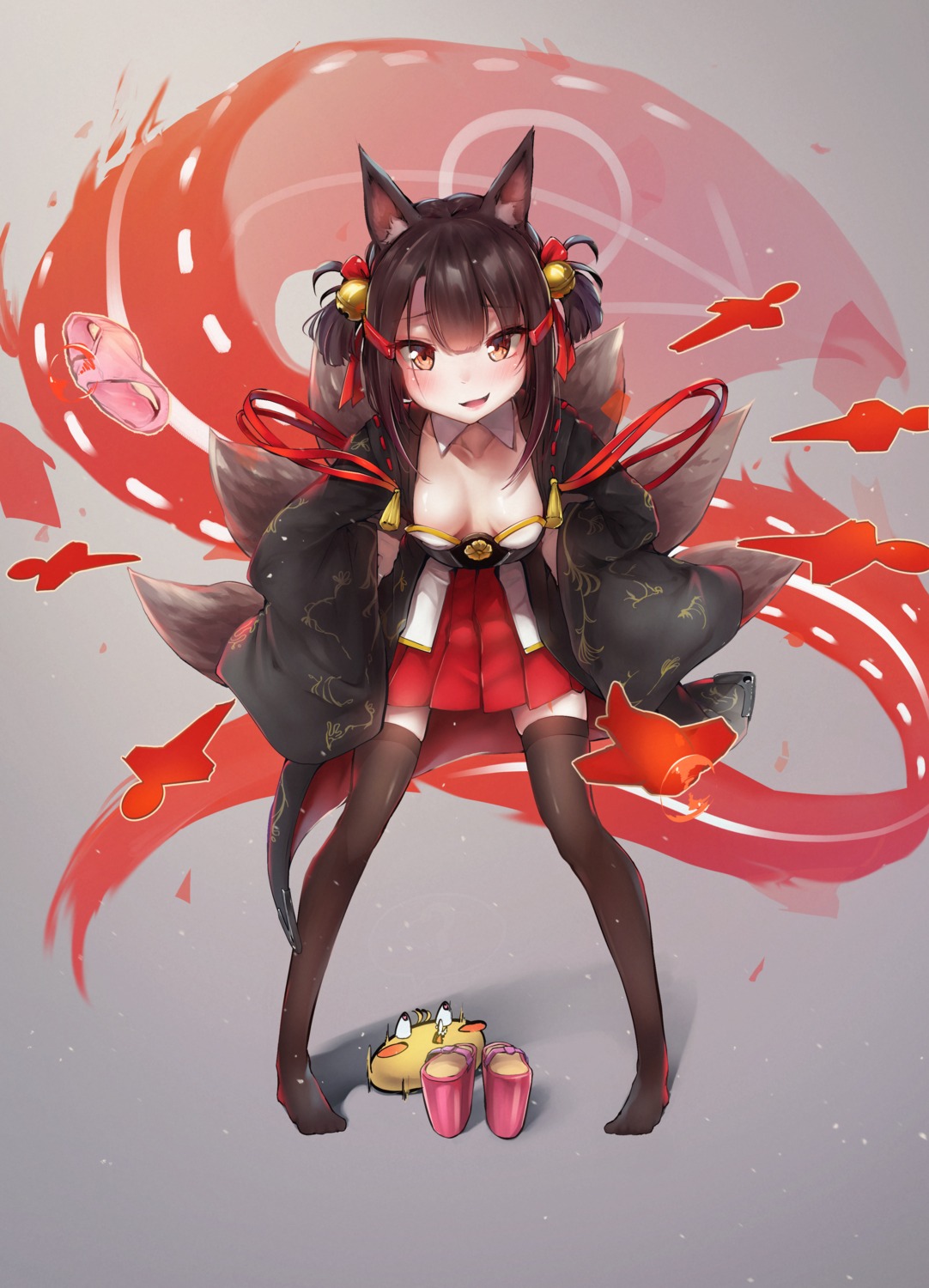 amamami prime azur lane akagi-chan (azur lane) akagi (azur lane) manjuu (azur lane) animal ears ...